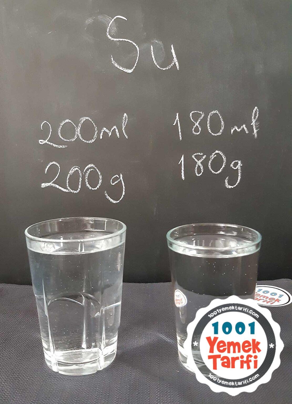 1 Su Bardağı Su Kaç Gram-1001YemekTarifi-Kolay, Pratik, Videolu ve ...